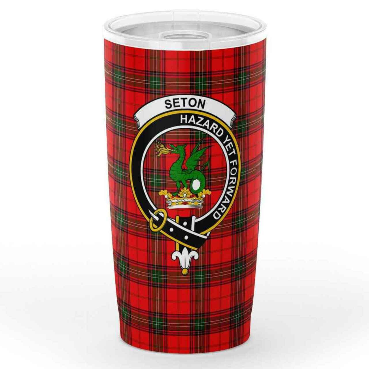 Seton Tartan Classic Crest Tumbler | Celticprime.com – celticprime