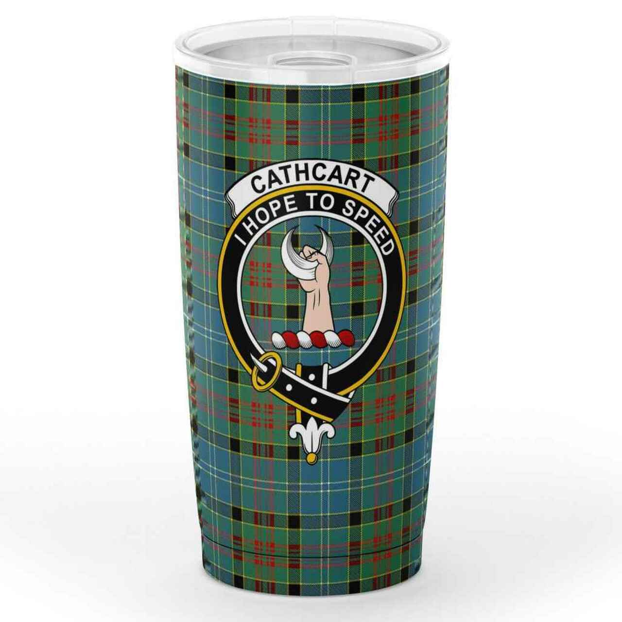 Cathcart Tartan Classic Crest Tumbler | Celticprime.com – celticprime