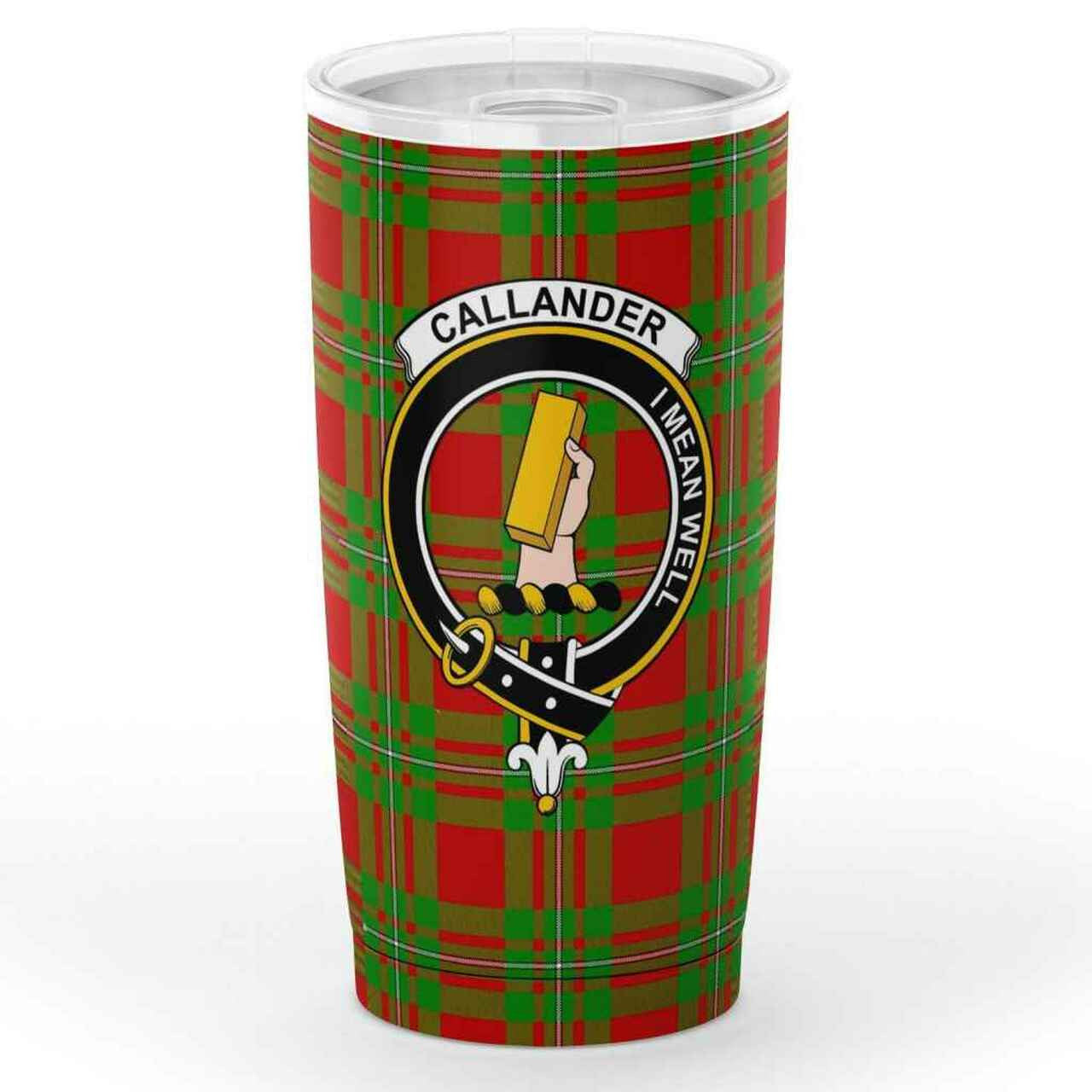 Callander Tartan Classic Crest Tumbler | Celticprime.com – celticprime