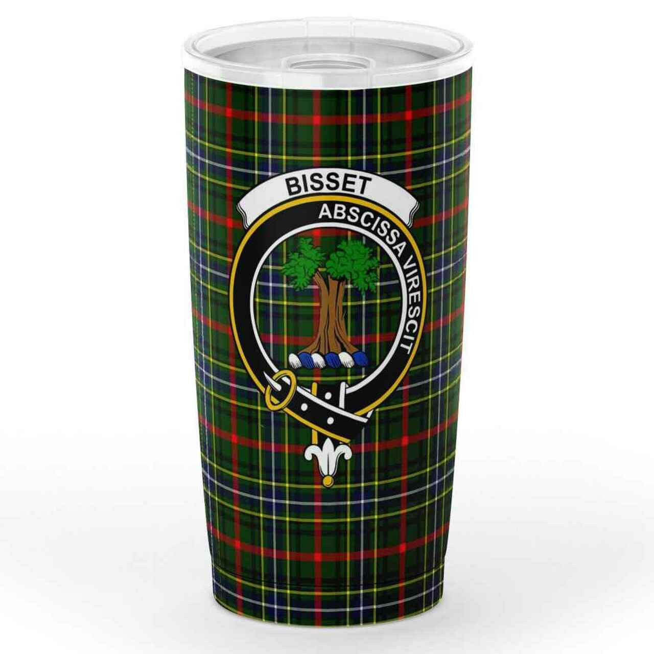 Bisset Tartan Classic Crest Tumbler | Celticprime.com – celticprime
