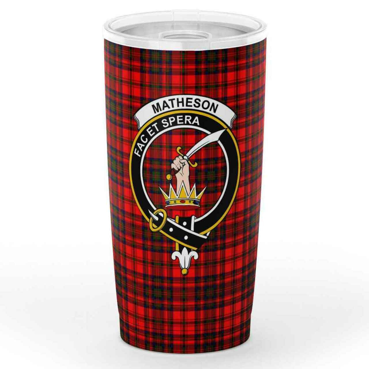 Matheson Tartan Classic Crest Tumbler | Celticprime.com – celticprime