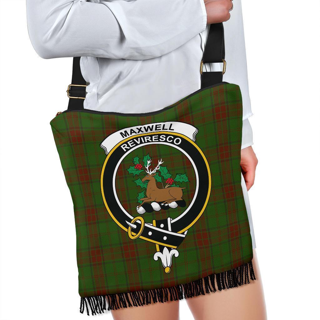 Maxwell Hunting Tartan Classic Crest Boho Handbag | Celticprime.com ...