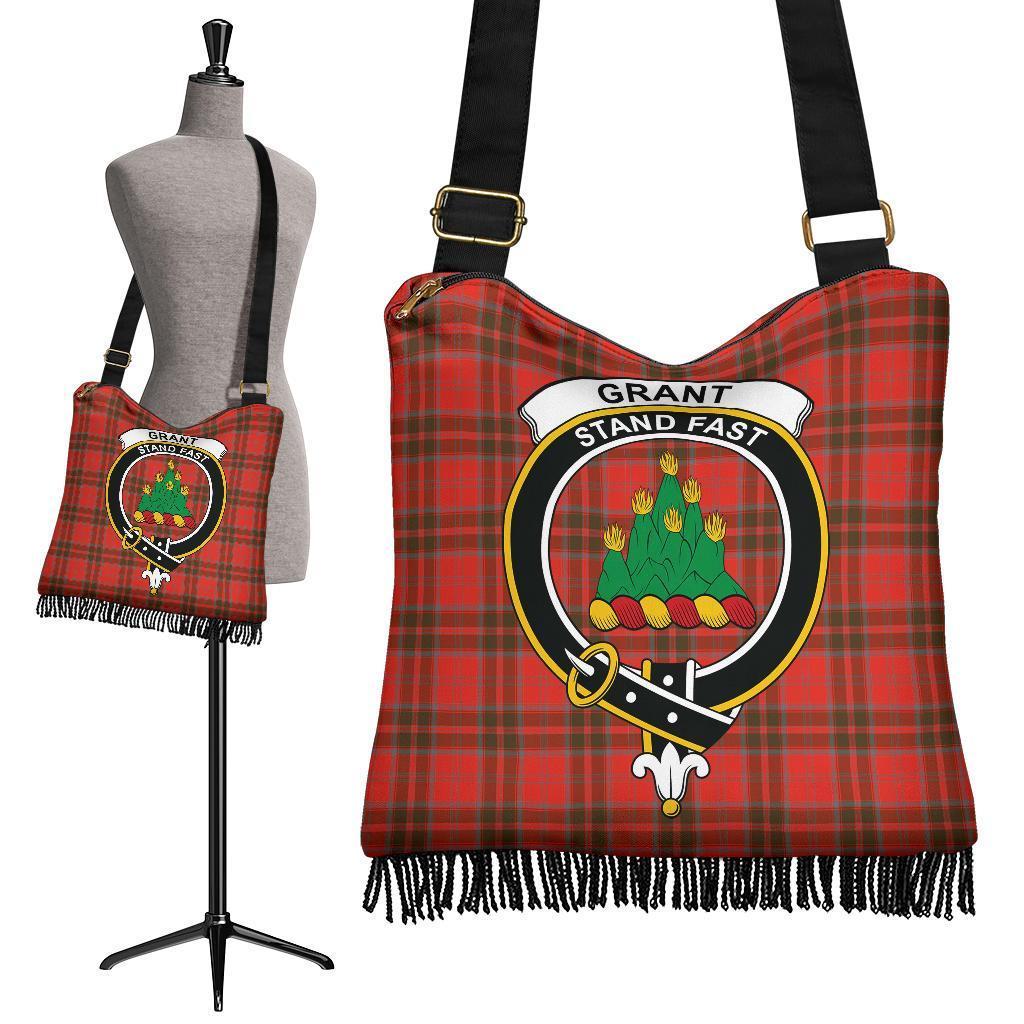 Grant Weathered Tartan Classic Crest Boho Handbag | Celticprime.com ...
