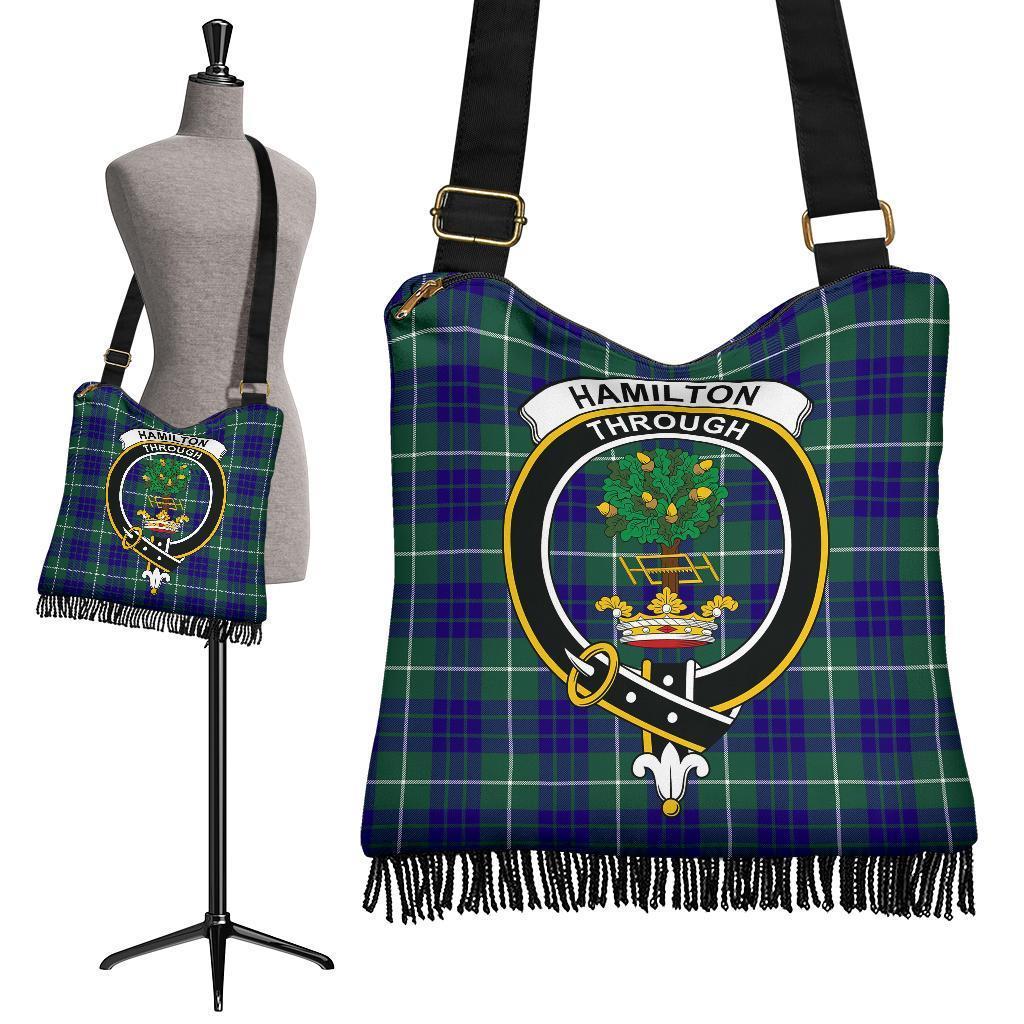 Hamilton Hunting Modern Tartan Classic Crest Boho Handbag | Celticprime ...