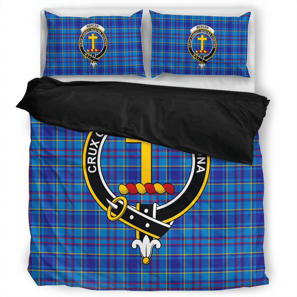 Mercer Modern Crest Tartan Bedding Set | Celticprime.com – celticprime