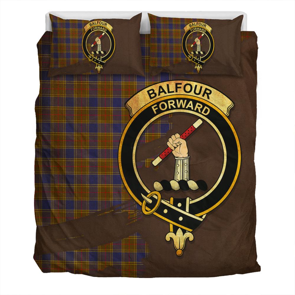 Balfour Modern Tartan Classic Crest Bedding Set | Celticprime.com ...