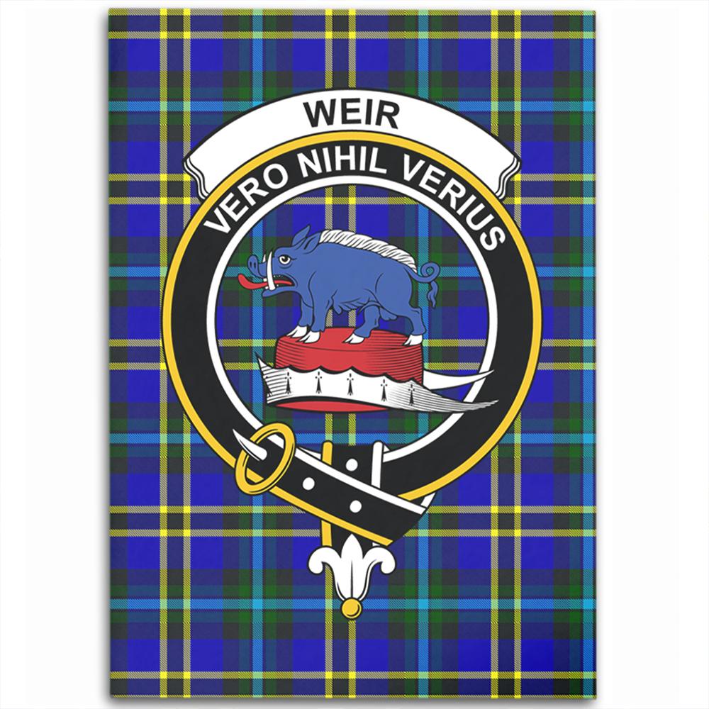 Weir Modern Tartan Crest Area Rug | Celticprime.com – celticprime