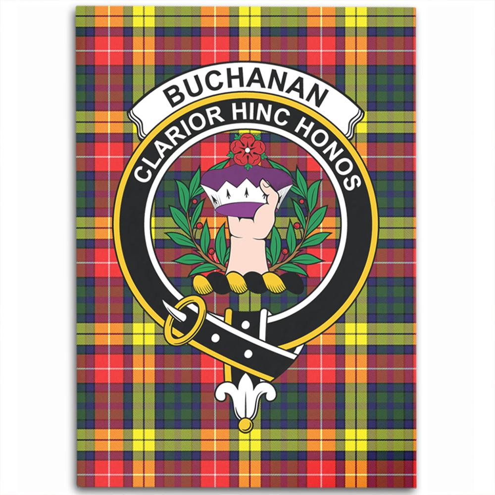 Buchanan Modern Tartan Crest Area Rug | Celticprime.com – celticprime
