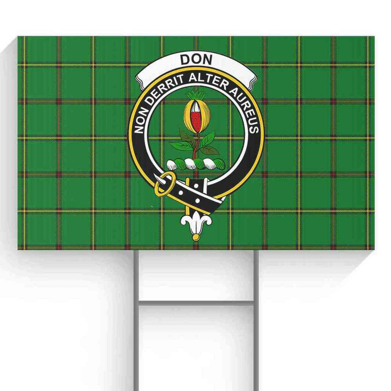 Don Tartan Classic Crest Yard Sign | Celticprime.com – celticprime
