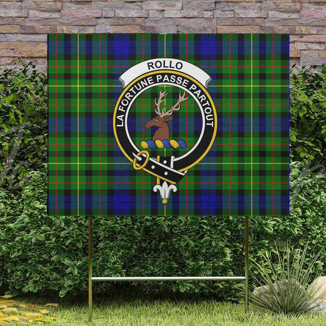 Rollo Tartan Classic Crest Yard Sign | Celticprime.com – celticprime