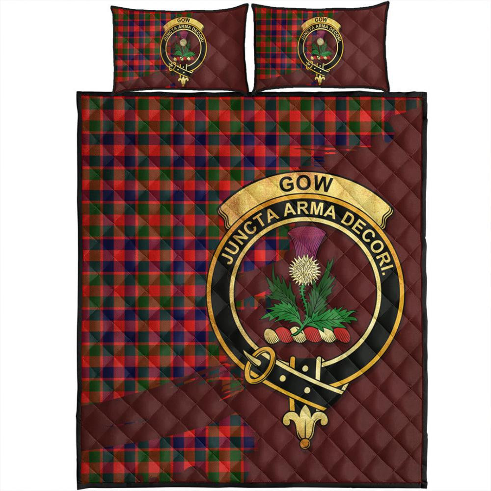 Gow Modern Tartan Crest Quilt Bed Set Oldest Style | Celticprime.com ...