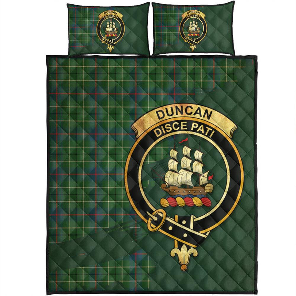 Duncan Ancient Tartan Crest Quilt Bed Set Oldest Style | Celticprime ...