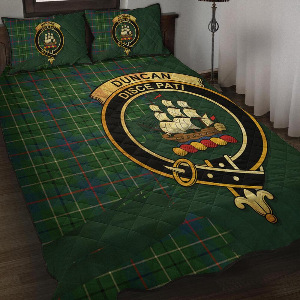 Duncan Ancient Tartan Crest Quilt Bed Set Oldest Style | Celticprime ...