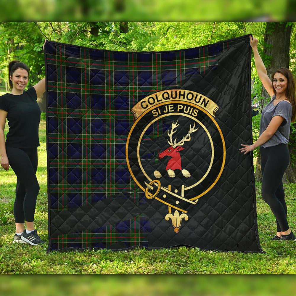 Colquhoun Modern Crest Premium Quilt Oldest Style | Celticprime.com ...