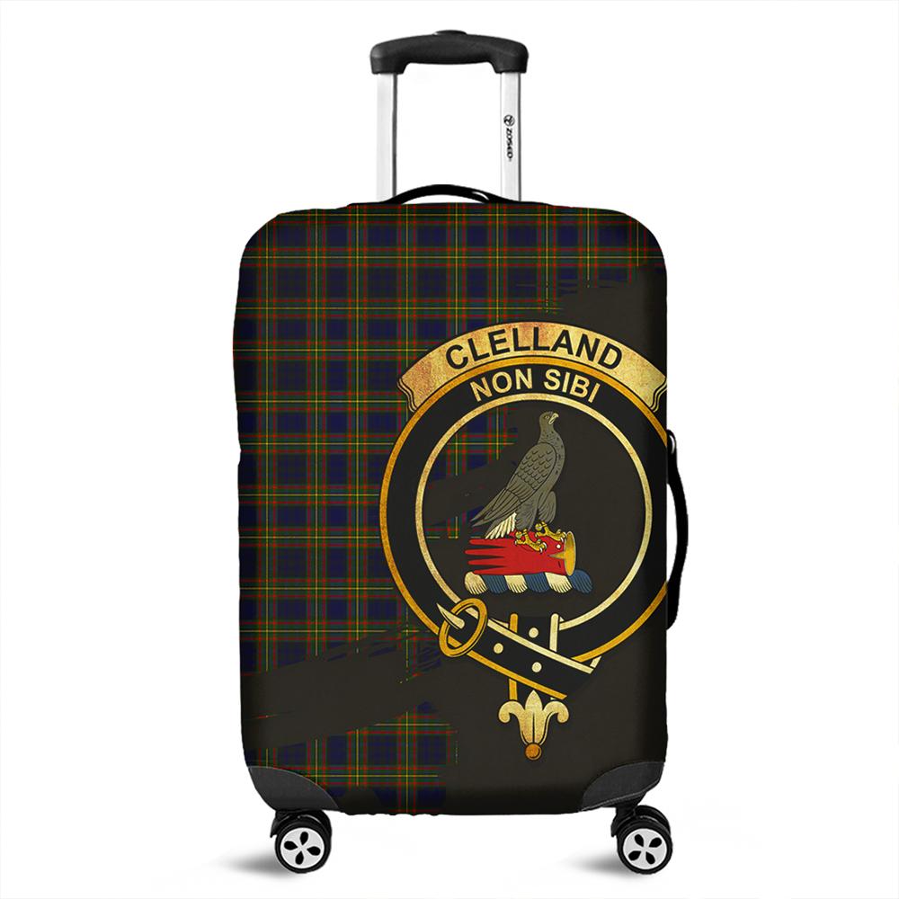 Clelland Modern Tartan Crest Luggage Cover Oldest Style | Celticprime ...
