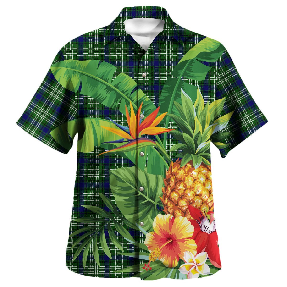 Tweedside District Tartan Aloha Shirt New Style | Celticprime.com ...