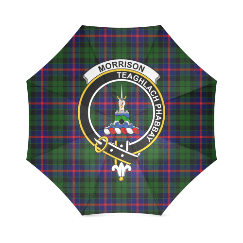 Morrison Clan Badge Tartan Umbrella | Celticprime.com – celticprime