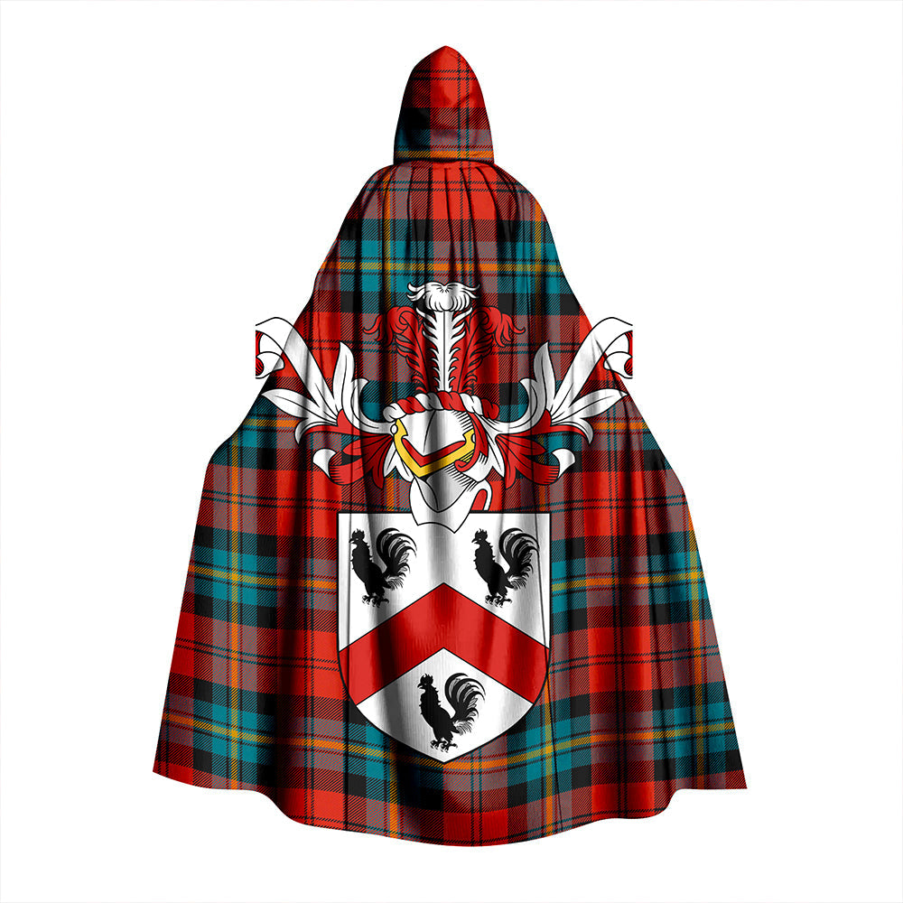 Aitken Ancient Clan Badge Tartan Hooded Cloak | Celticprime.com ...