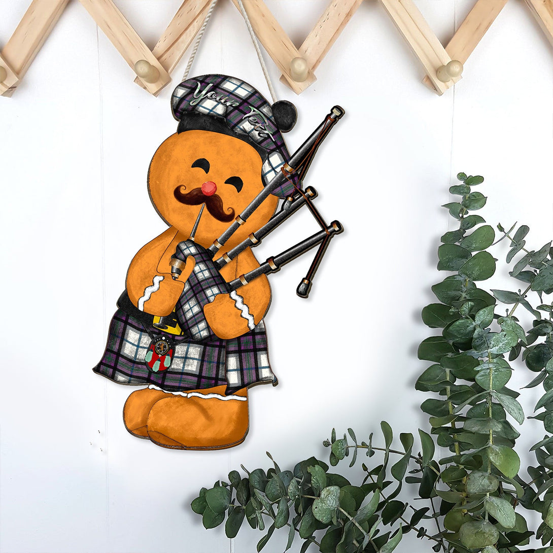 Alexander of Menstry Dress Ancient Crest Tartan Wooden Sign Gingerbread ...