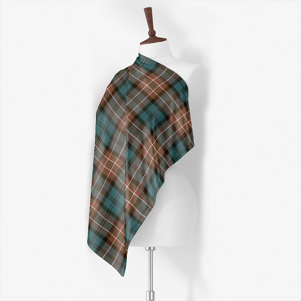 Allan Weathered Tartan Classic Silk Habotai Square Scarf | Celticprime ...