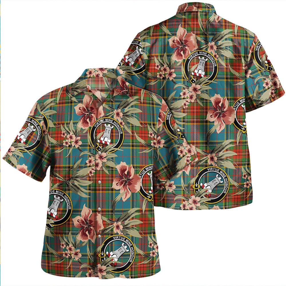 Beaton Ancient Clan Badge Tartan Aloha Hawaiian Shirt Tropical Old ...