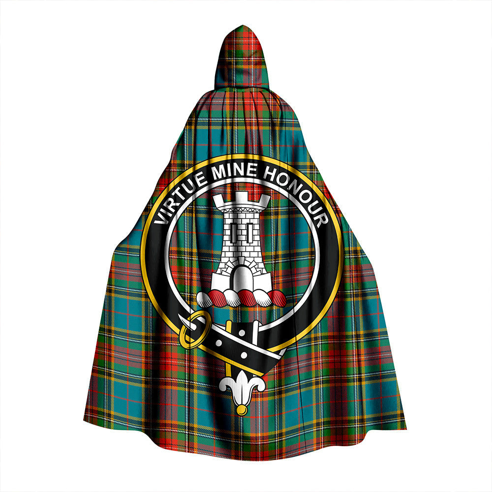 Beaton Ancient Clan Badge Tartan Hooded Cloak | Celticprime.com ...