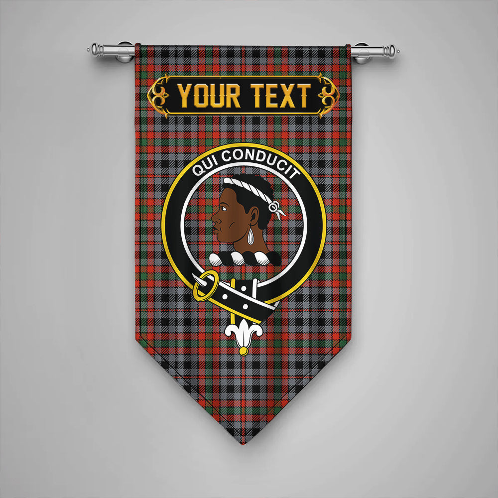 Borthwick Ancient Clan Badge Tartan Gonfalon Personalize | Celticprime ...