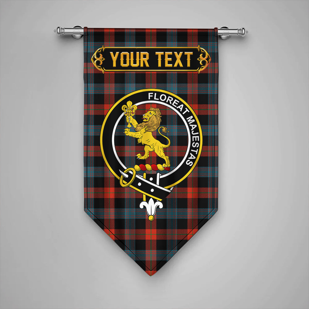 Brown (Broun) Ancient Clan Badge Tartan Gonfalon Personalize ...