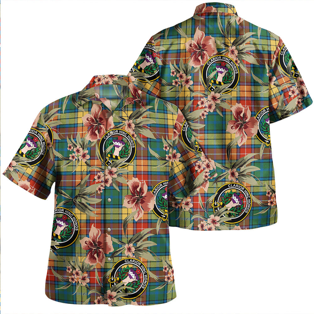 Buchanan Ancient Clan Badge Tartan Aloha Hawaiian Shirt Tropical Old ...