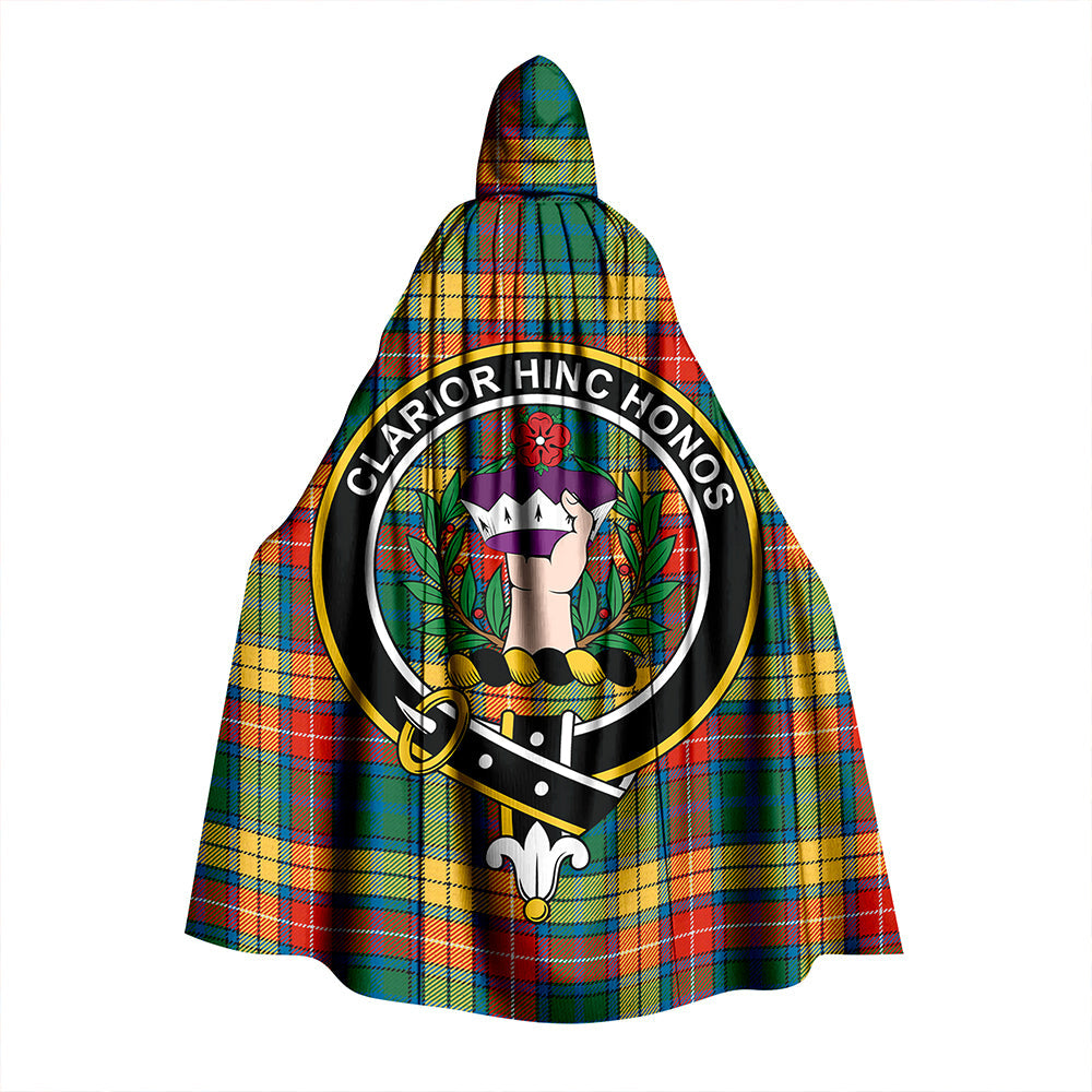 Buchanan Ancient Clan Badge Tartan Hooded Cloak | Celticprime.com ...