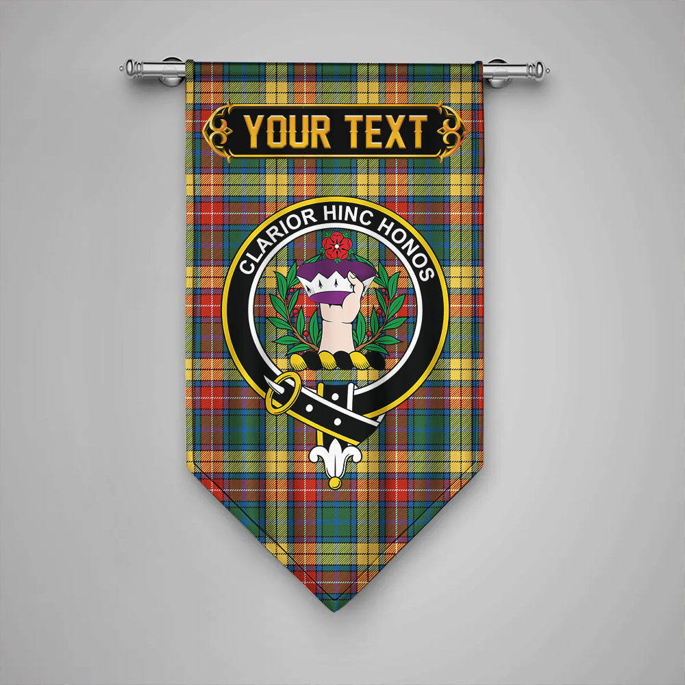 Buchanan Ancient Clan Badge Tartan Gonfalon Personalize | Celticprime ...