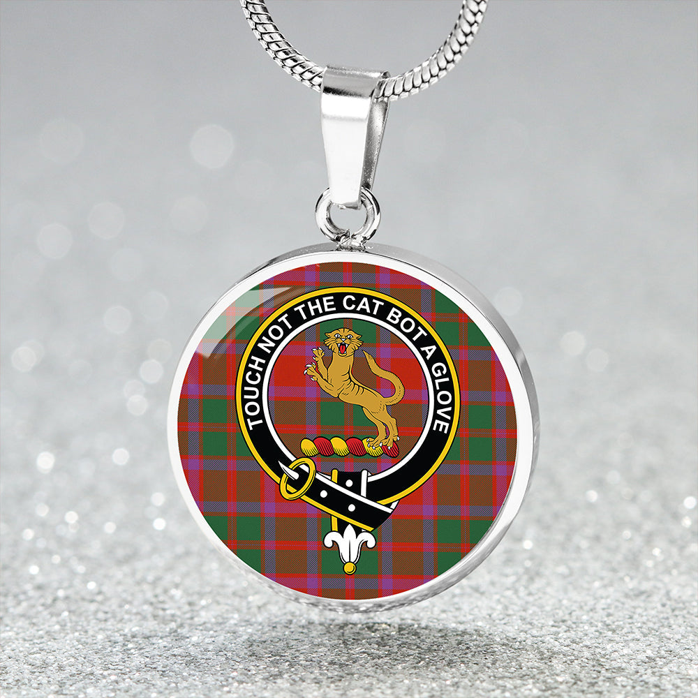 Caledonian (MacKintosh #3) Ancient Clan Badge Tartan Classic Circle ...