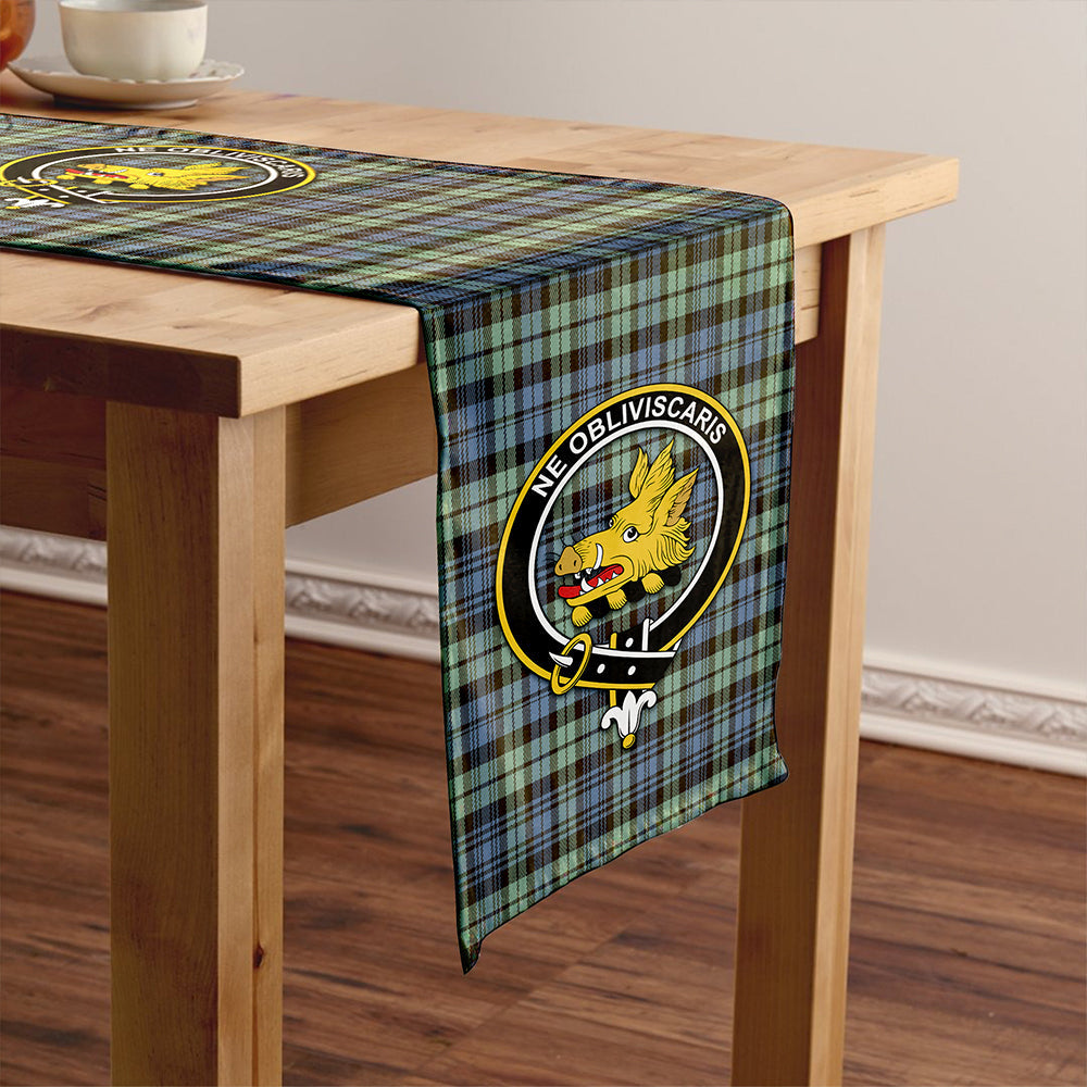 Campbell of Inveraray Ancient 2 Clan Badge Tartan Table Runner ...