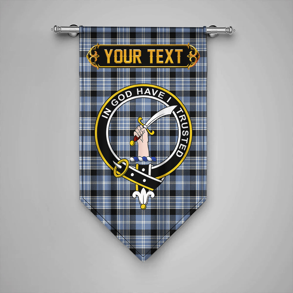 Clark Ancient Clan Badge Tartan Gonfalon Personalize | Celticprime.com ...