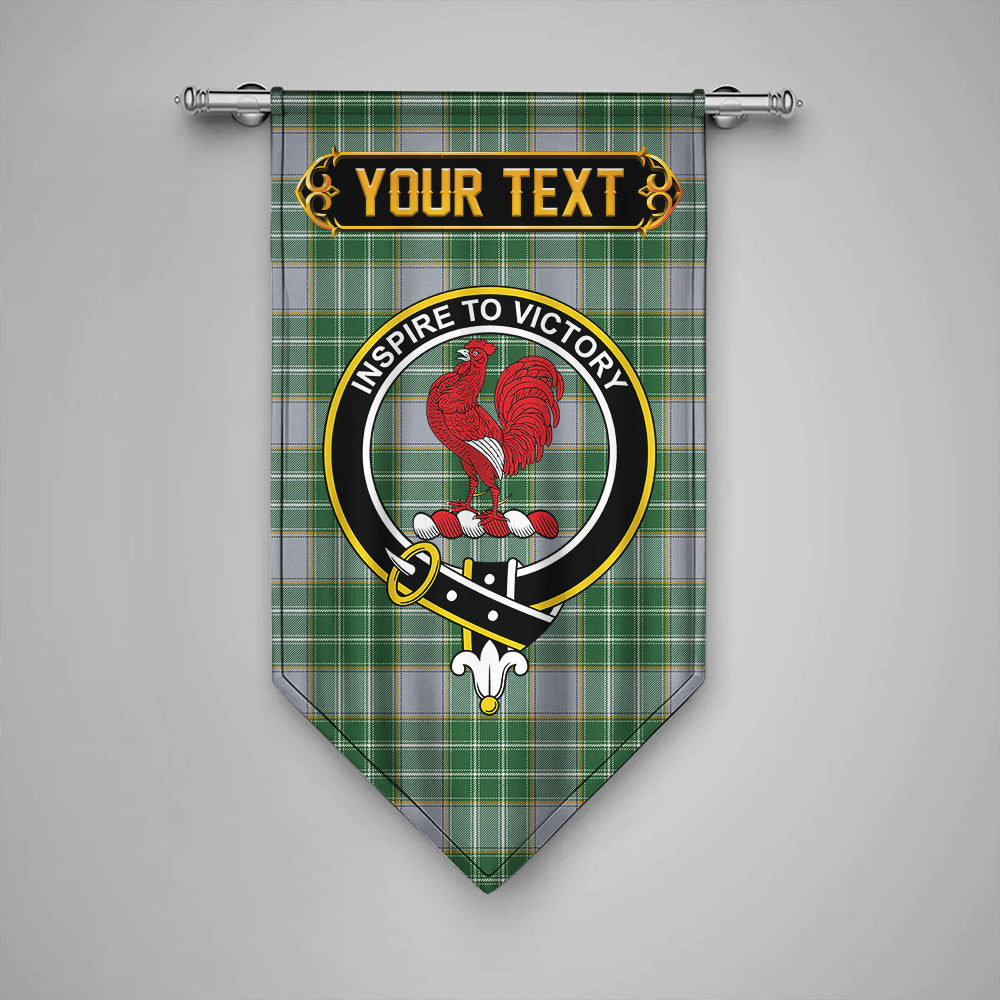 Currie Modern Clan Badge Tartan Gonfalon Personalize | Celticprime.com ...