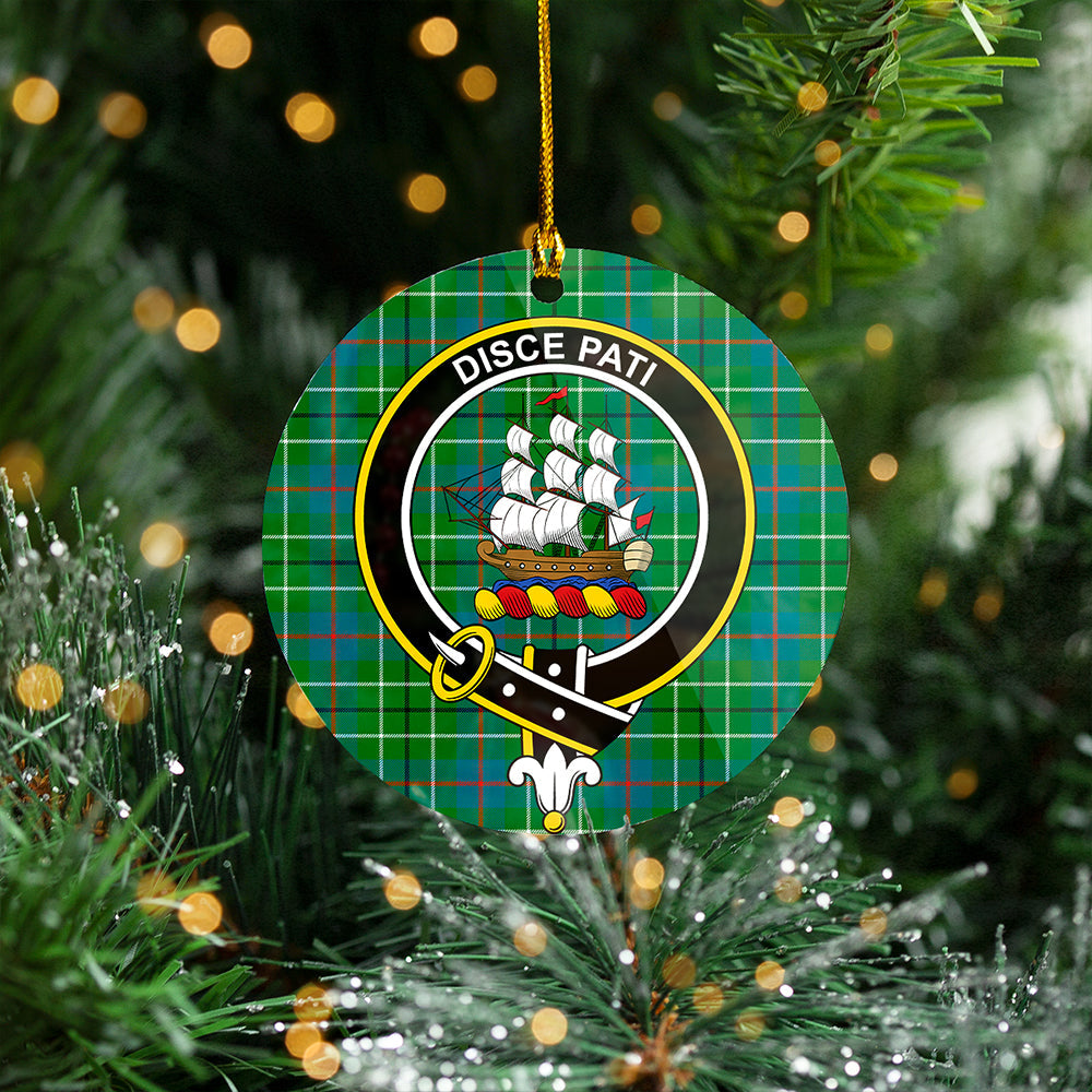 Duncan Ancient Clan Badge Tartan Plastic Christmas Ornaments ...
