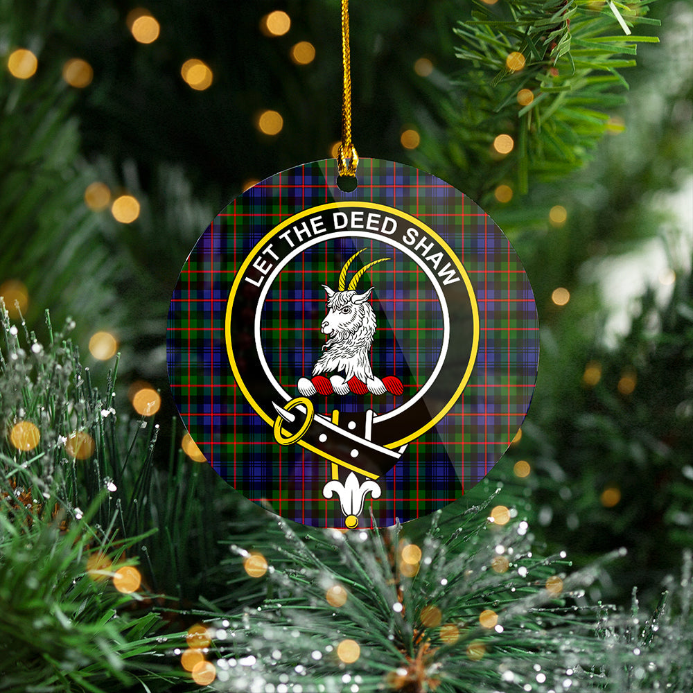 Fleming Clan Badge Tartan Plastic Christmas Ornaments | Celticprime.com ...
