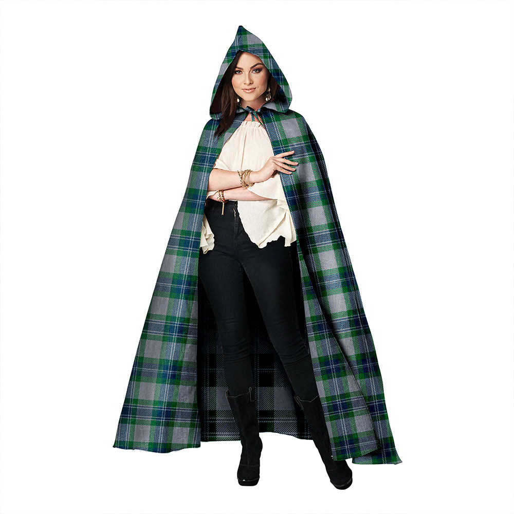Fraser Arisaid Green Clan Badge Tartan Hooded Cloak | Celticprime.com ...