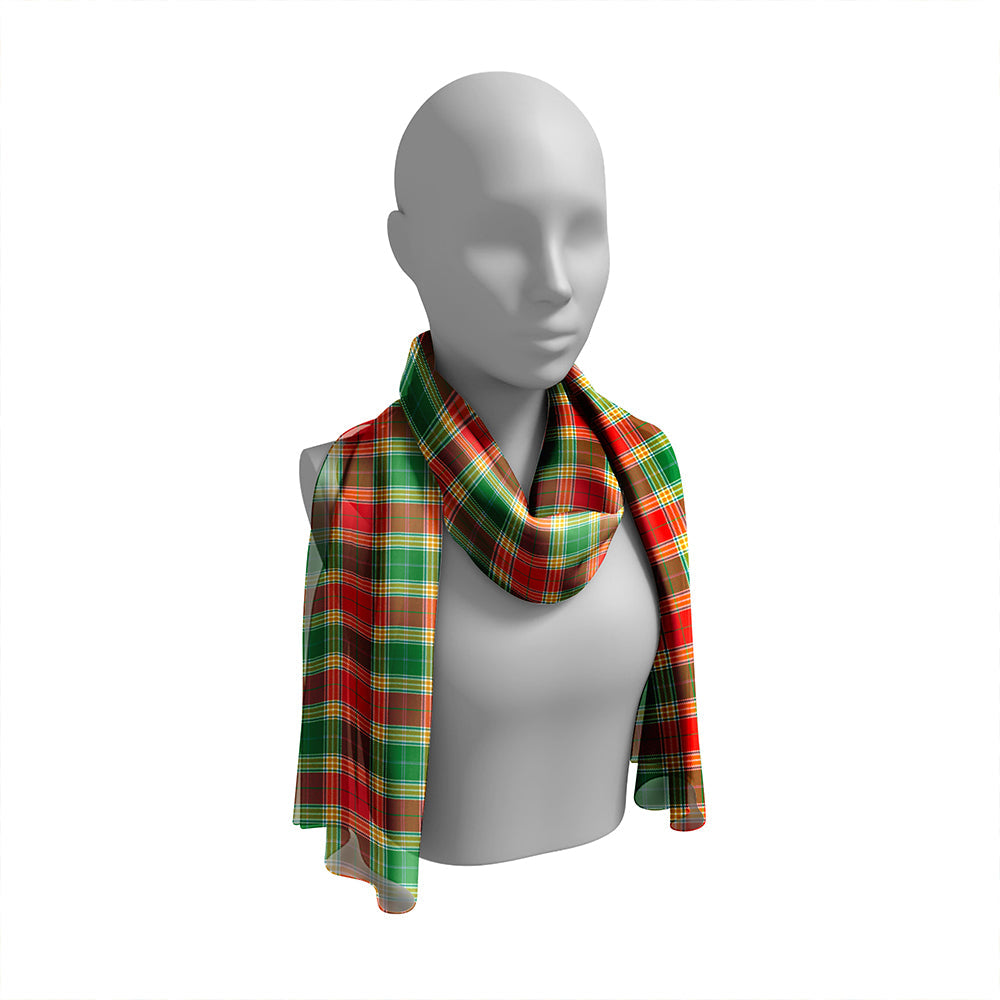 Gibson (Gibbs) Ancient Tartan Classic Silk Habotai Long Scarf – celticprime