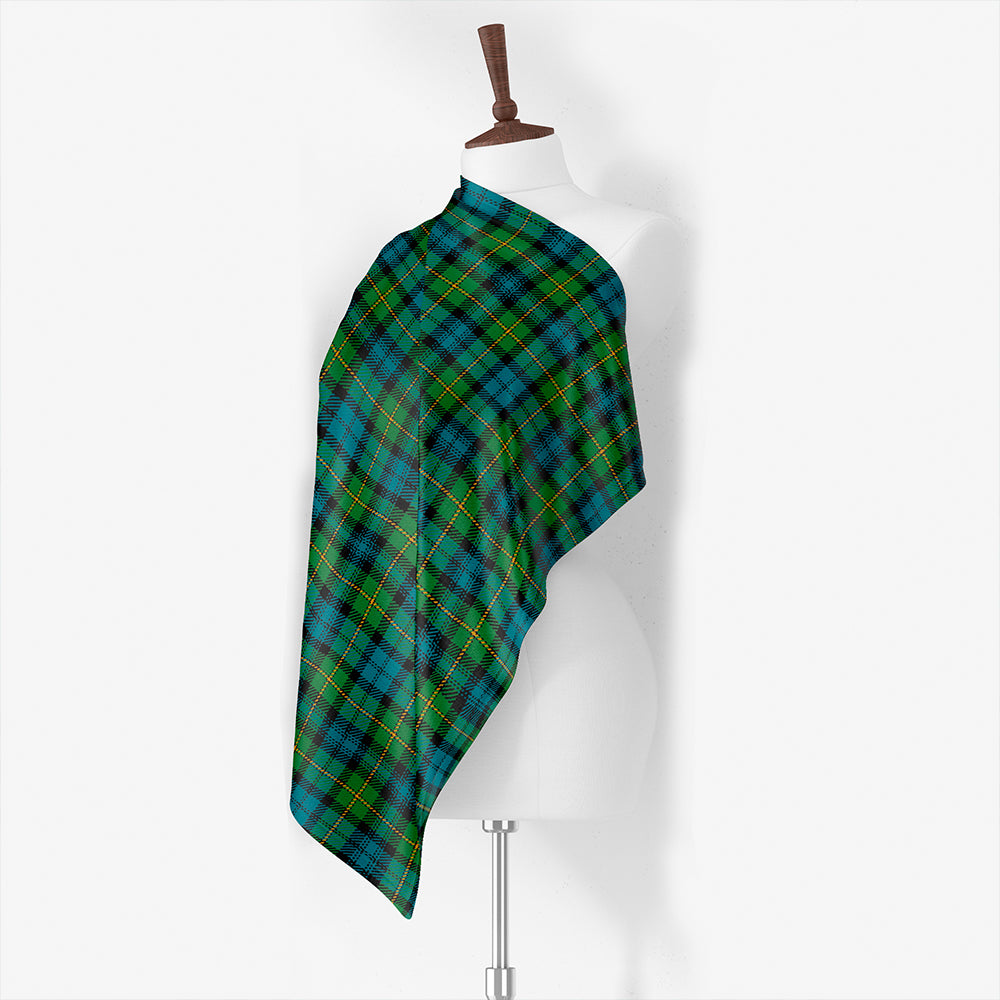 Goldstraw Weathered Tartan Classic Silk Habotai Square Scarf ...