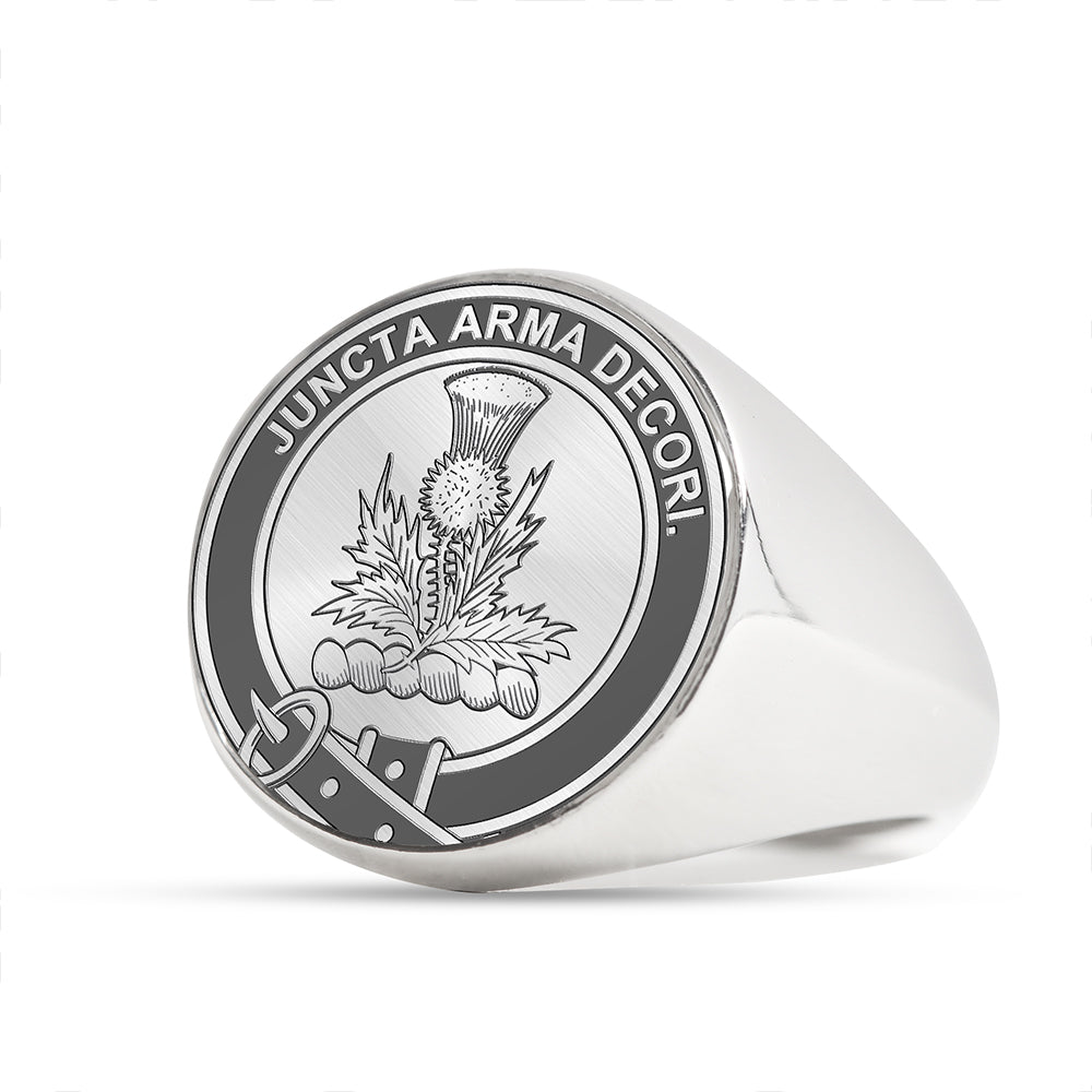 Gow Clan Badge Engraved Signet Ring | Celticprime.com – celticprime