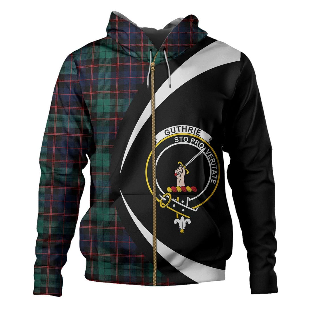 Guthrie Modern Clan Badge Tartan Hoodie Circle Style | Celticprime.com ...