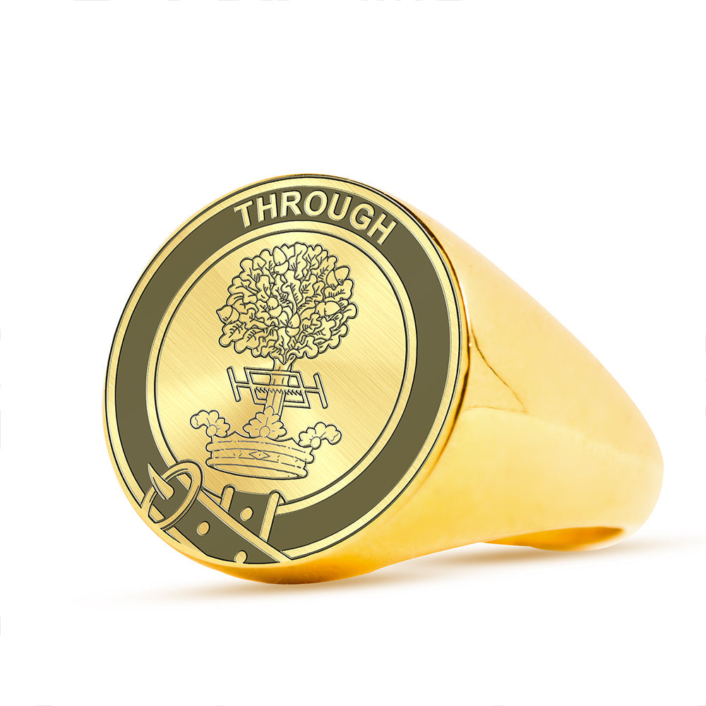 Hamilton Clan Badge Engraved Signet Ring | Celticprime.com – celticprime