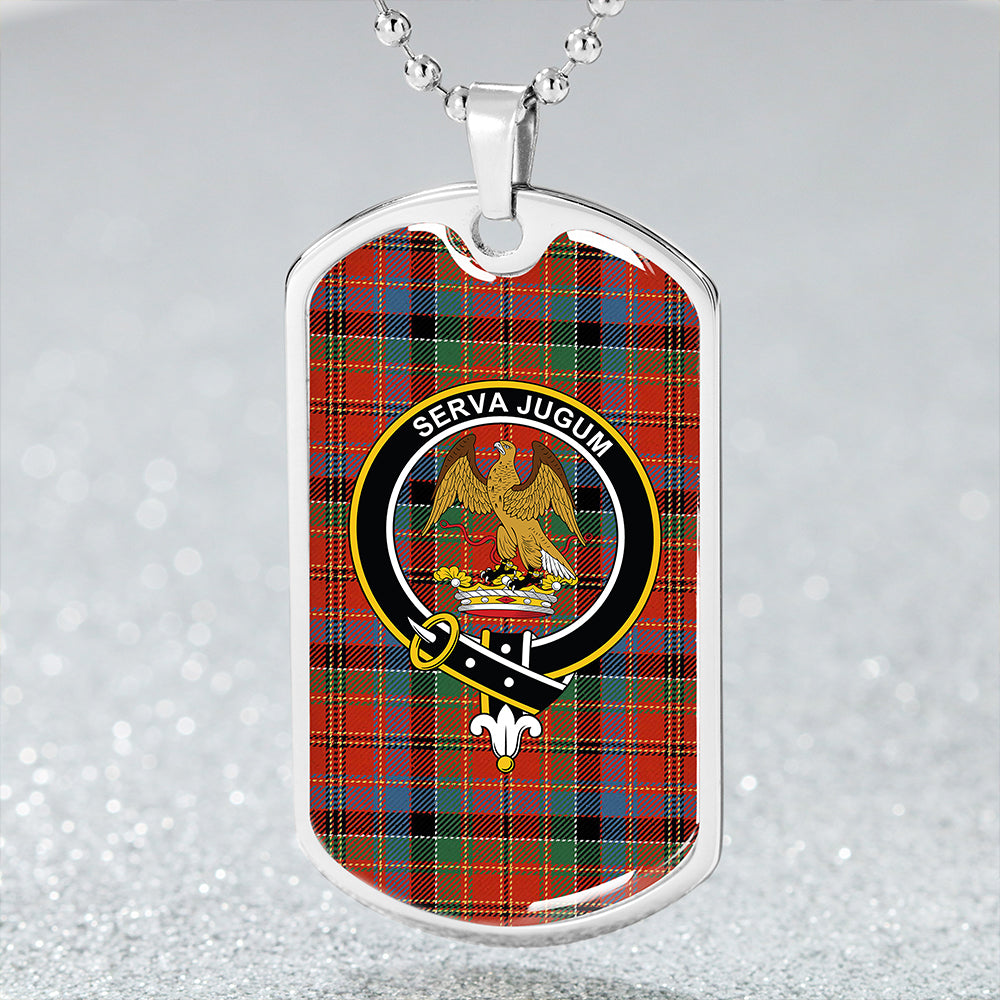 Hay and Leith Ancient Clan Badge Classic Tartan Dog Tag Necklace ...