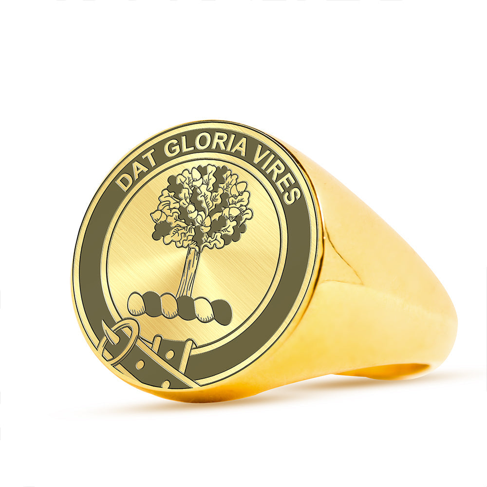Hogg Clan Badge Engraved Signet Ring | Celticprime.com – celticprime