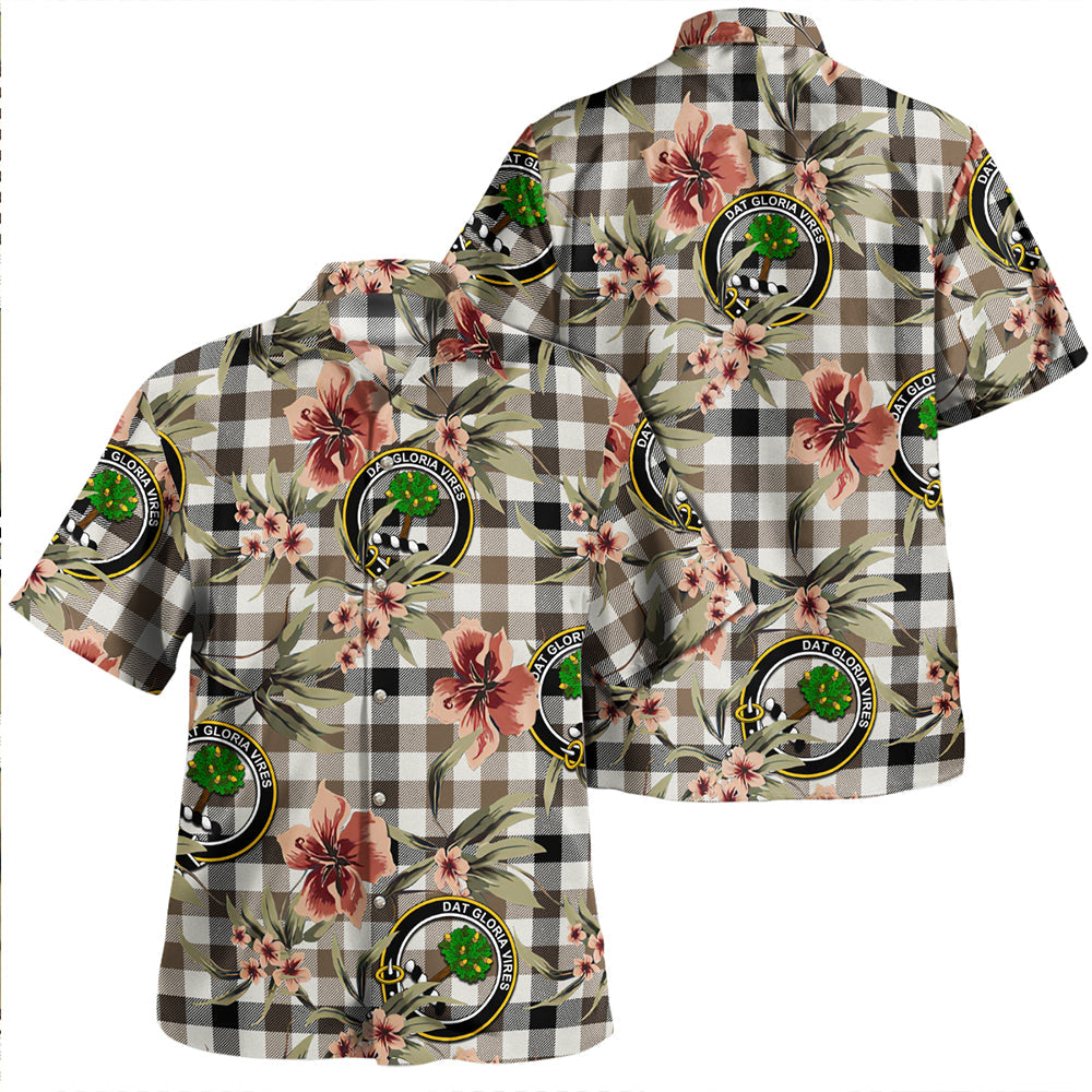 Hogg Ancient Clan Badge Tartan Aloha Hawaiian Shirt Tropical Old Style ...