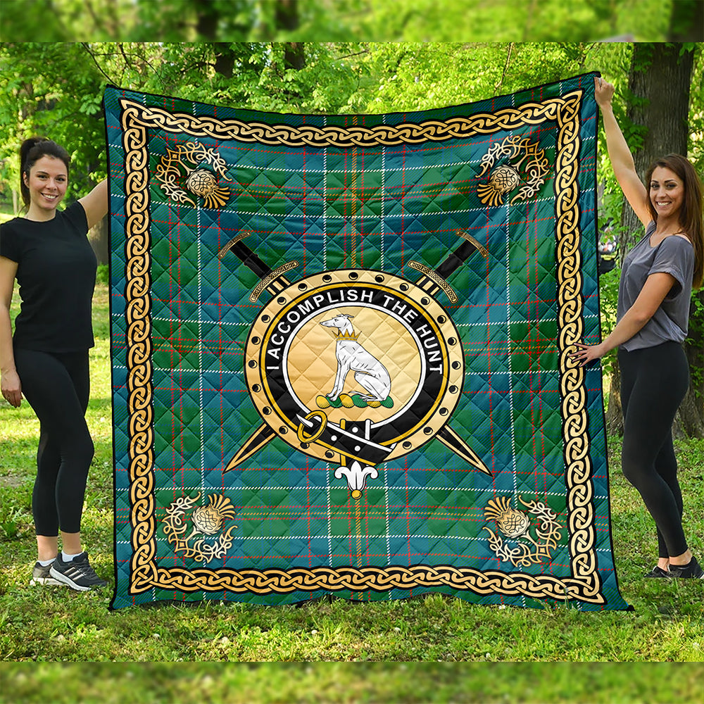 Hunter of Hunterston (Michael of Hunterston) Ancient Clan Badge Tartan ...