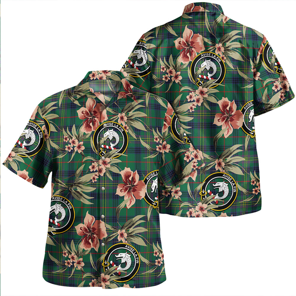 Kennedy Modern Clan Badge Tartan Aloha Hawaiian Shirt Tropical Old ...