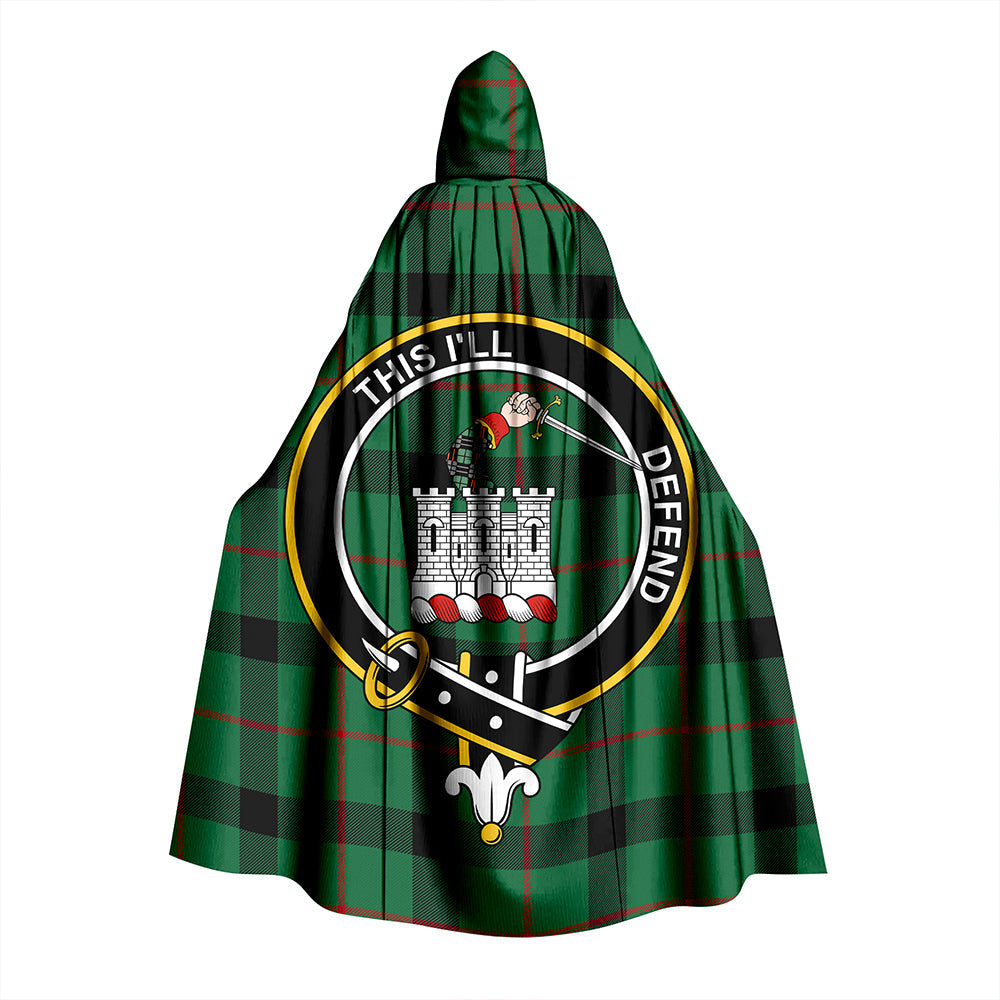 Kincaid Ancient Clan Badge Tartan Hooded Cloak | Celticprime.com ...