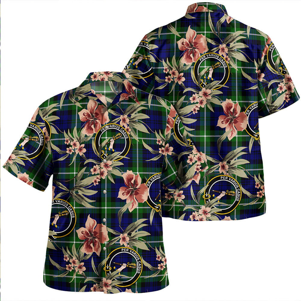 Lammie Clan Badge Tartan Aloha Hawaiian Shirt Tropical Old Style ...